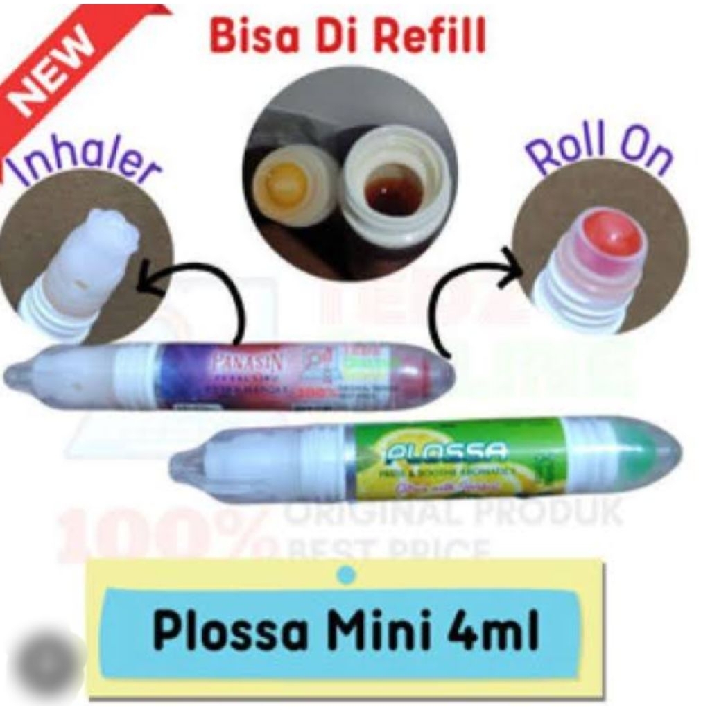 Jual 12 pcs plosa mini 4ml extra hangat sudah free isi ulang nya ...