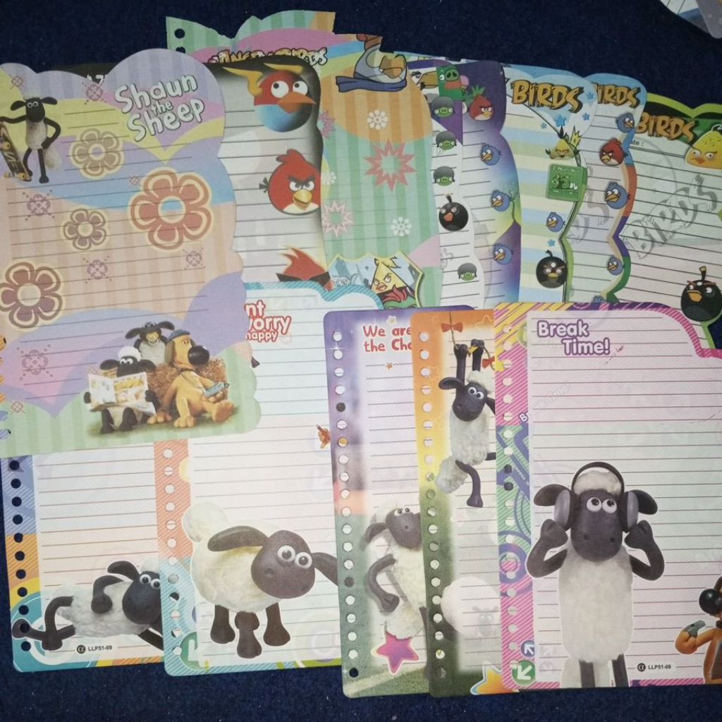 Jual [MINIMAL ORDER 5 LEMBAR] KERTAS BINDER A5 20 RING FILE ISI LOOSE ...