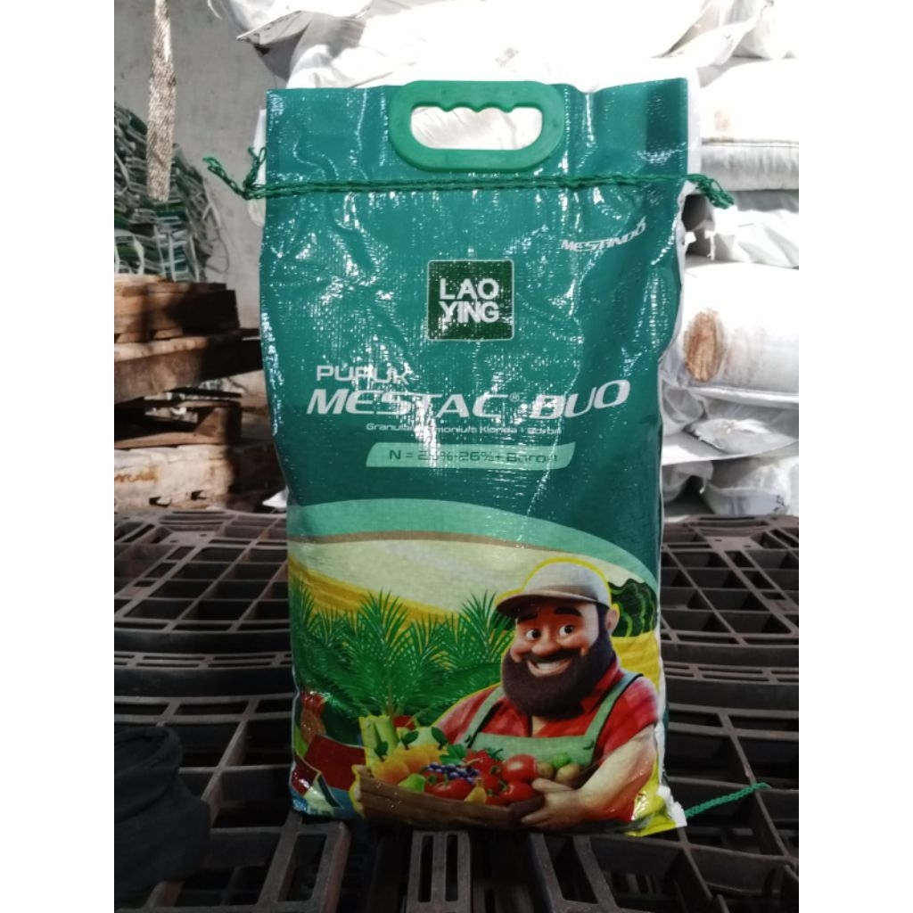 Jual PUPUK MESTAC DUO N 26% + BORON Asli kemasan pabrik 5 kg | Shopee ...