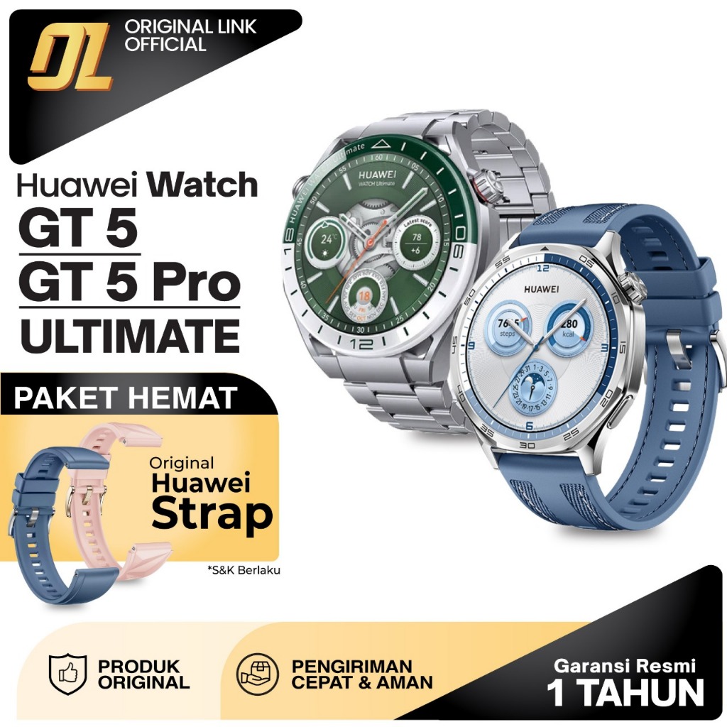 Jual Huawei Watch GT 5 Series Smartwatch GT5 Bluetooth Jam Tangan Pro ...