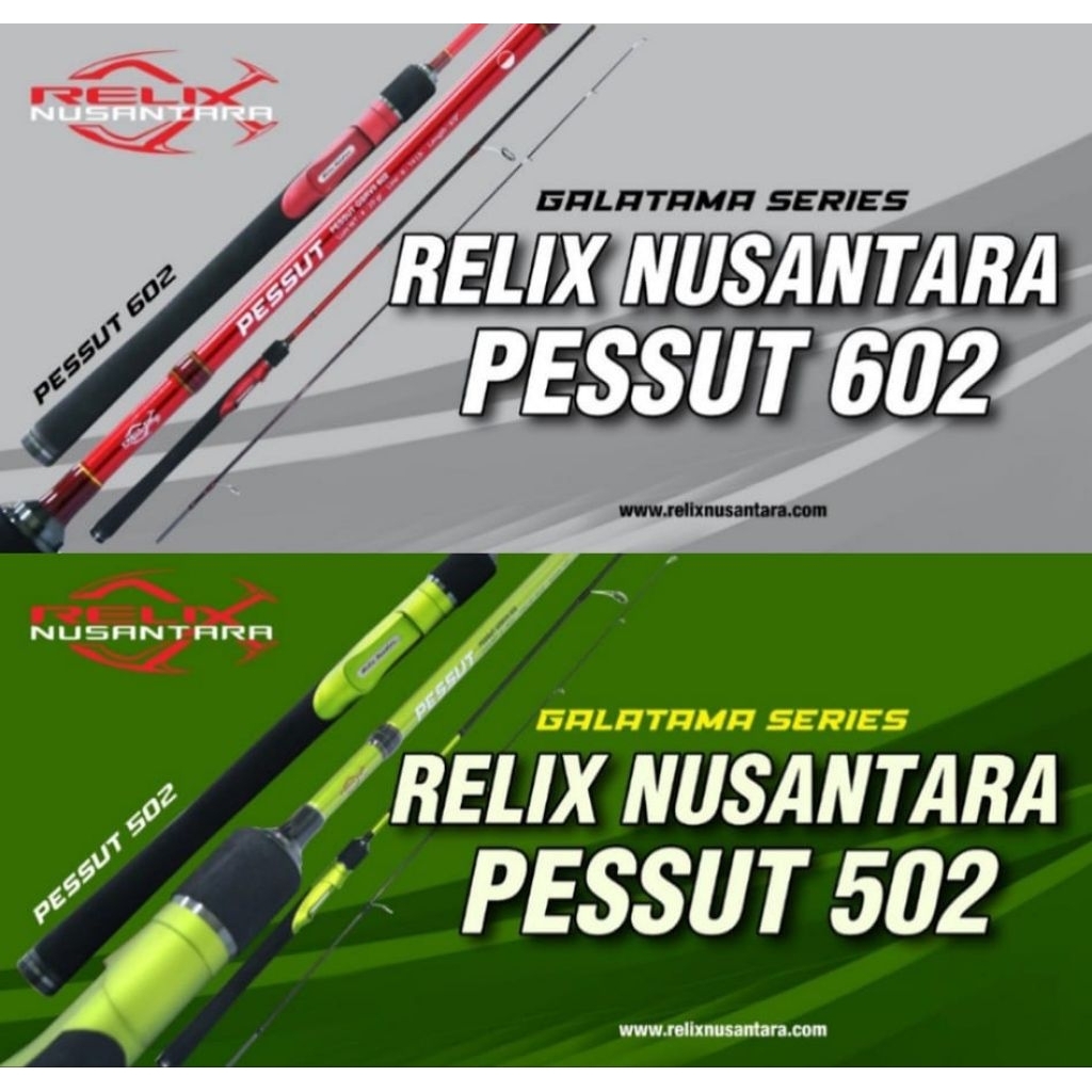 Jual Joran Relix Nusantara Pessut / Pesut Galatama Series 502 & 602 (Ring Fuji Oxide) | Shopee ...