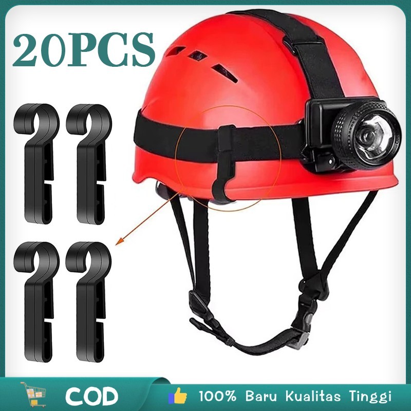 Jual Isi20/1set Headlight Clip Klip Aksesoris Helm Klip Pengait Helm ...