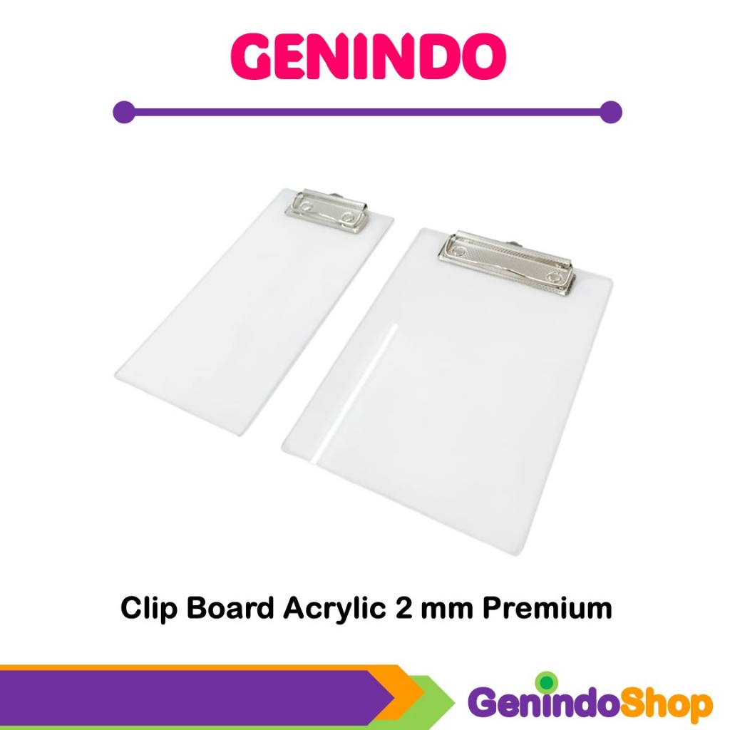 Jual Papan Jalan / Clip Board Premium Acrylic 2mm | Shopee Indonesia