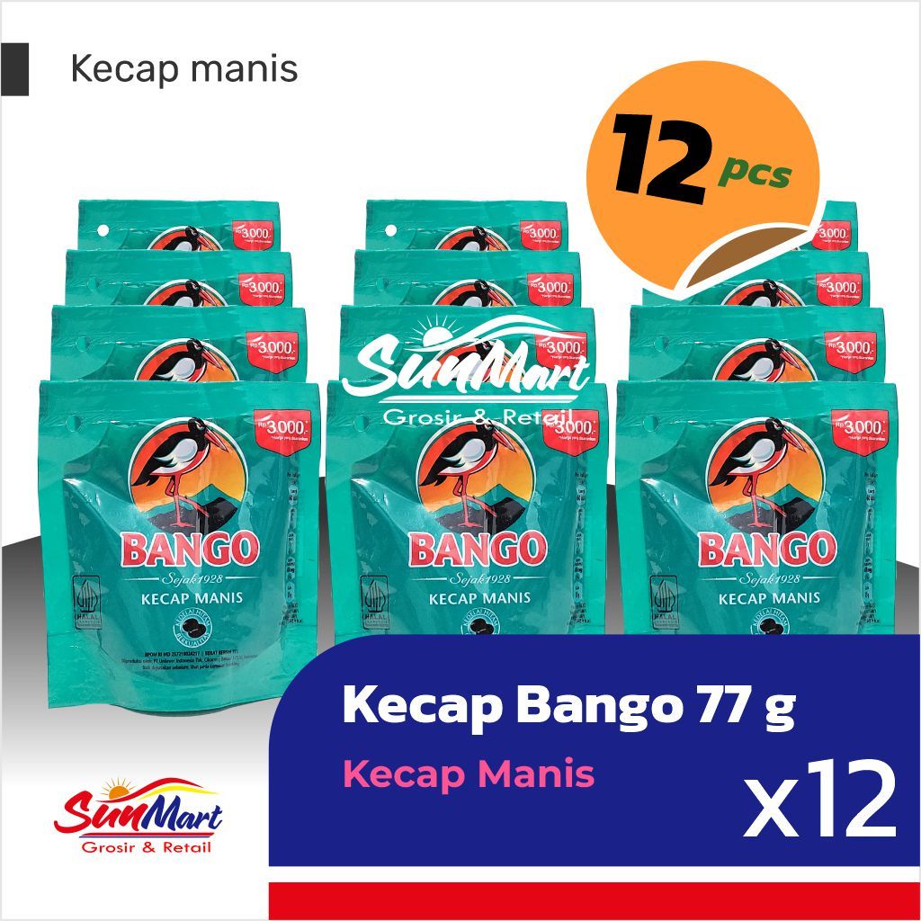 Jual Bango Kecap Manis 77g ( 12 PCS ) | Shopee Indonesia