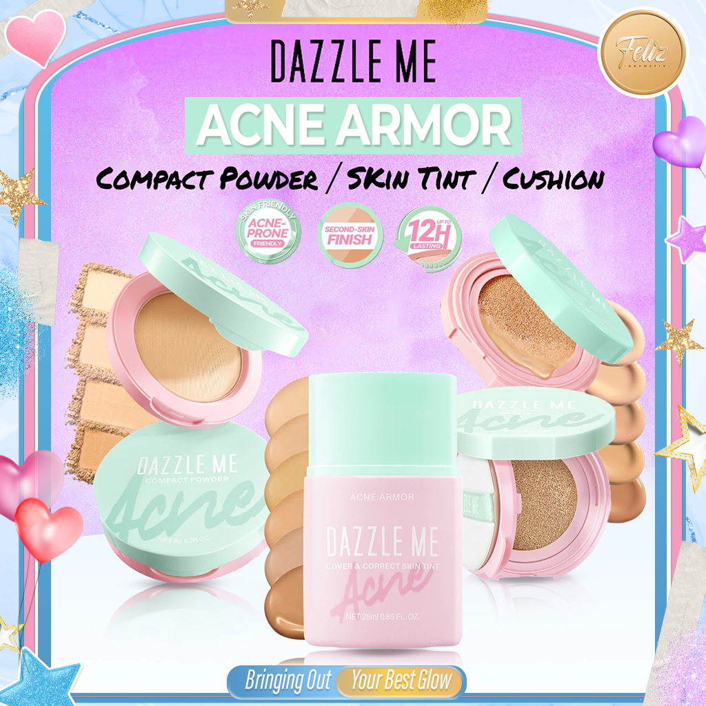 Jual * FELIZ * DAZZLE ME Acne Armor Cover & Correct Skin Tint Beauty ...