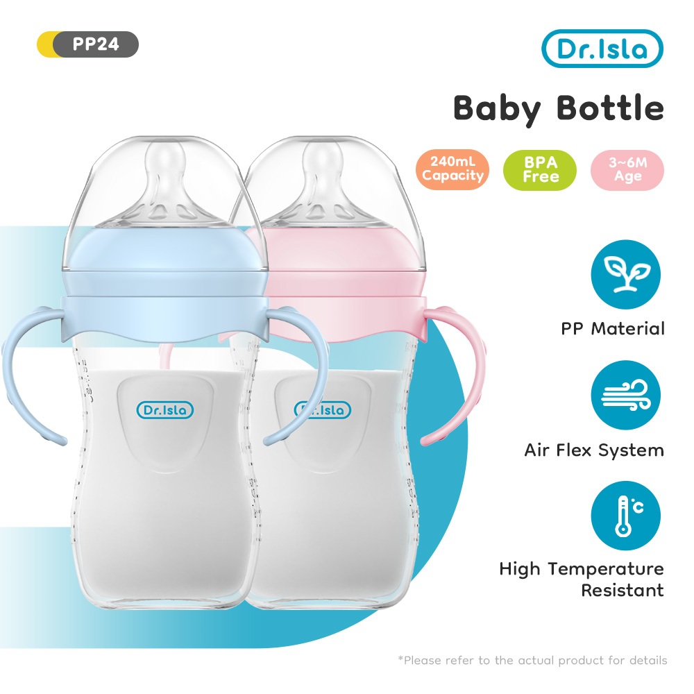 Jual Dr.isla Botol Bayi 150/240/330mL Botol Anak BPA Free Botol Dot ...