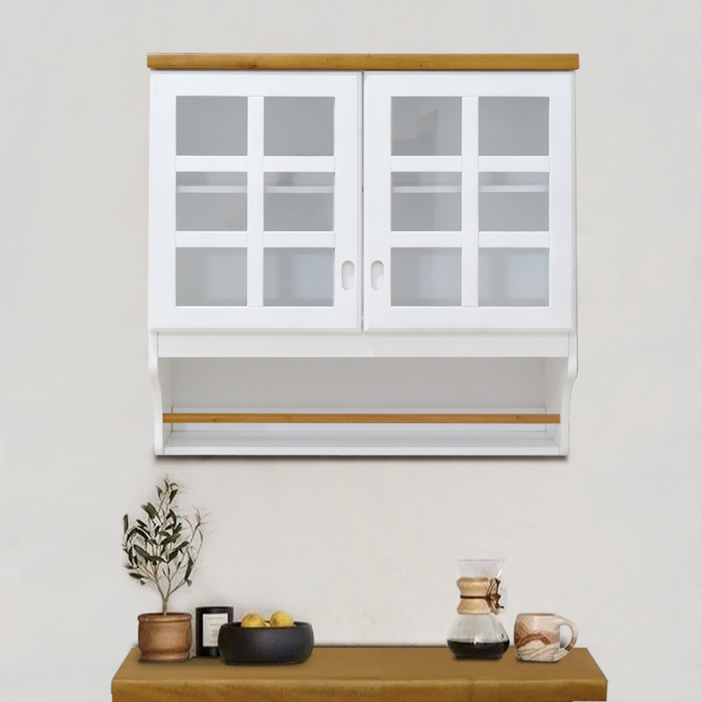 Jual Toraya - Lumina Lemari Dapur Atas 2 Pintu Kaca: Lemari Dapur ...