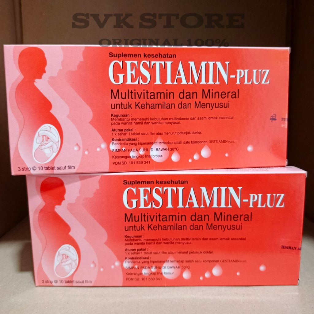 Jual GESTIAMIN PLUZ Multivitamin dan mineral untuk kehamilan dan ...