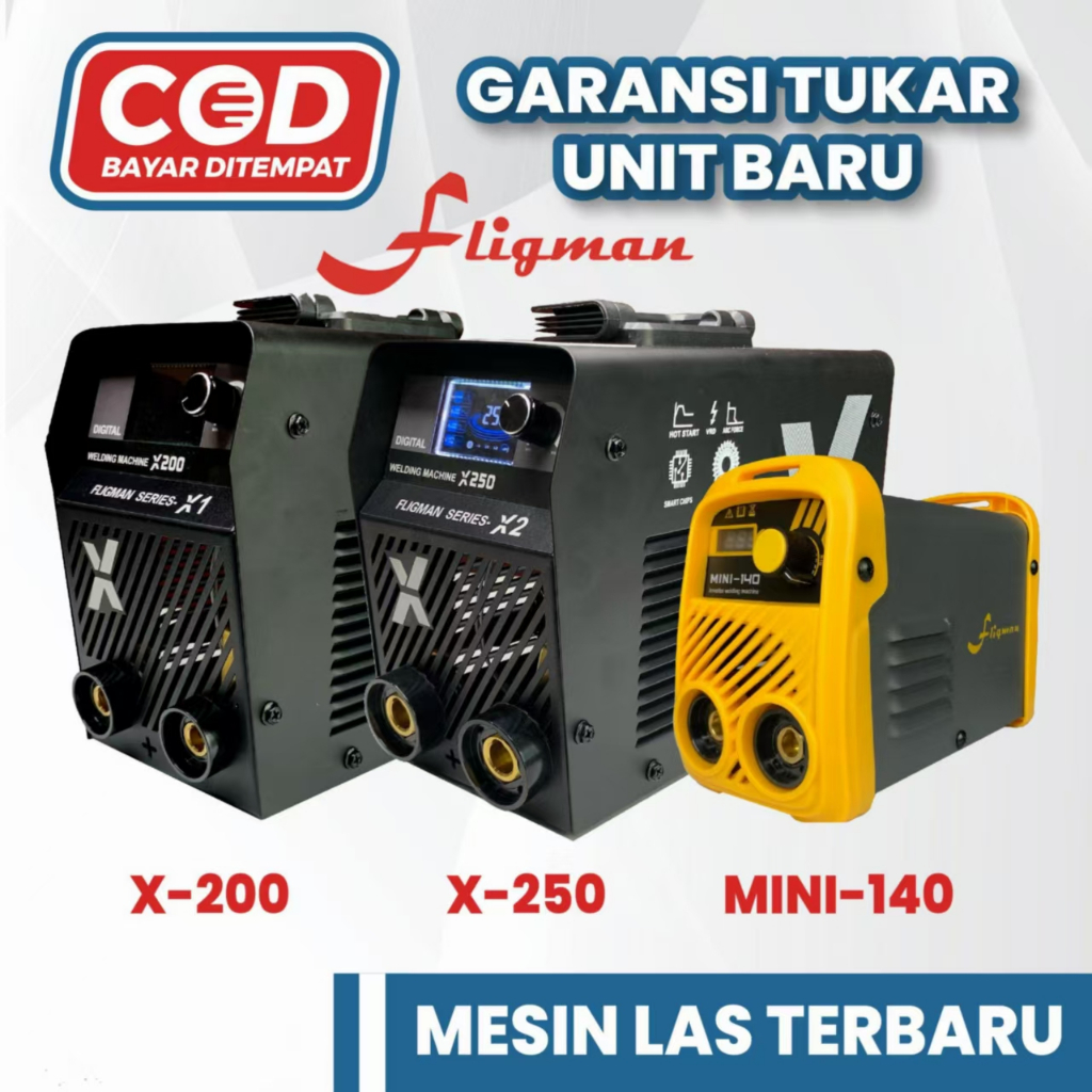 Jual Mesin Las Inverter Welding Inverter 450, 900, 1200 WATT Fligman Mesin Las Listrik MMA 200 ...