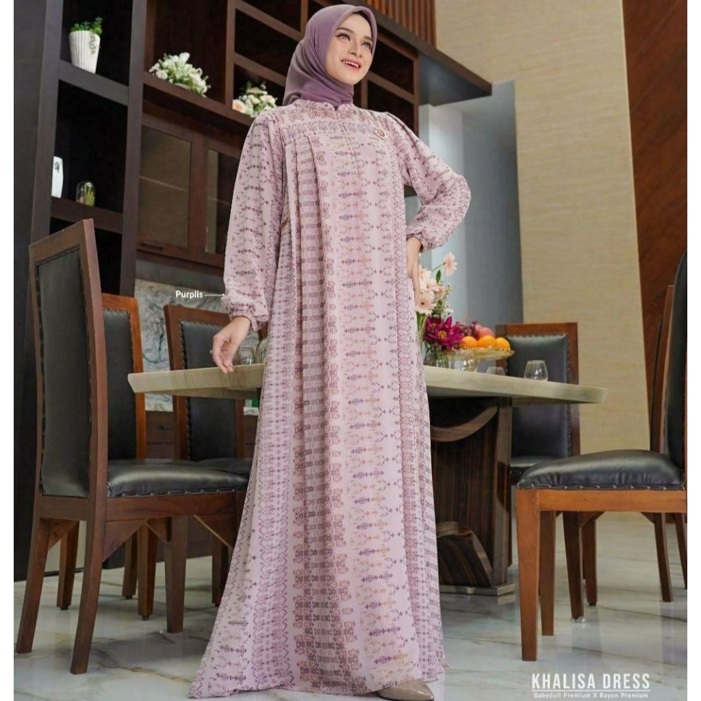 Jual Khalisa Dress Ori by Nadheera Luxury | Shopee Indonesia