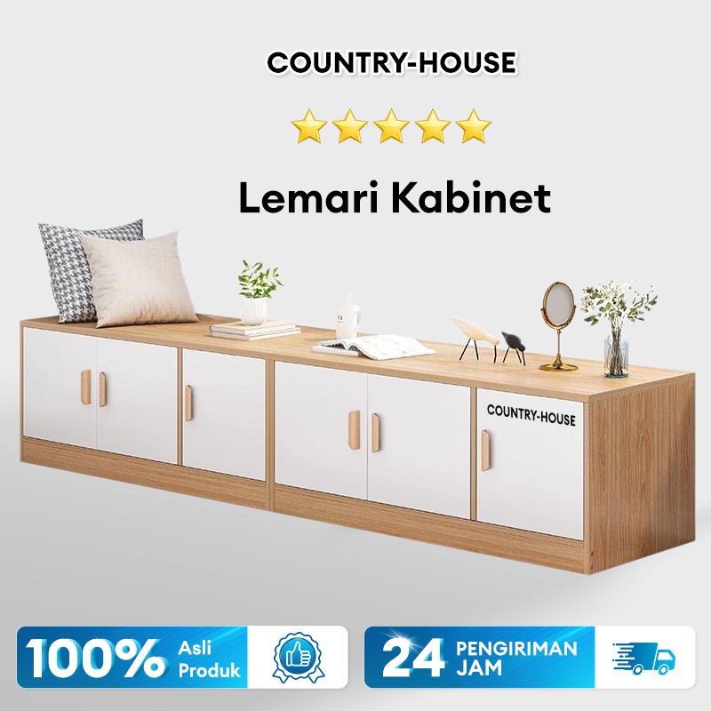 Jual COUNTRY-HOUSE Lemari Kabinet 3 Pintu Lemari Kayu Lemari Kecil ...