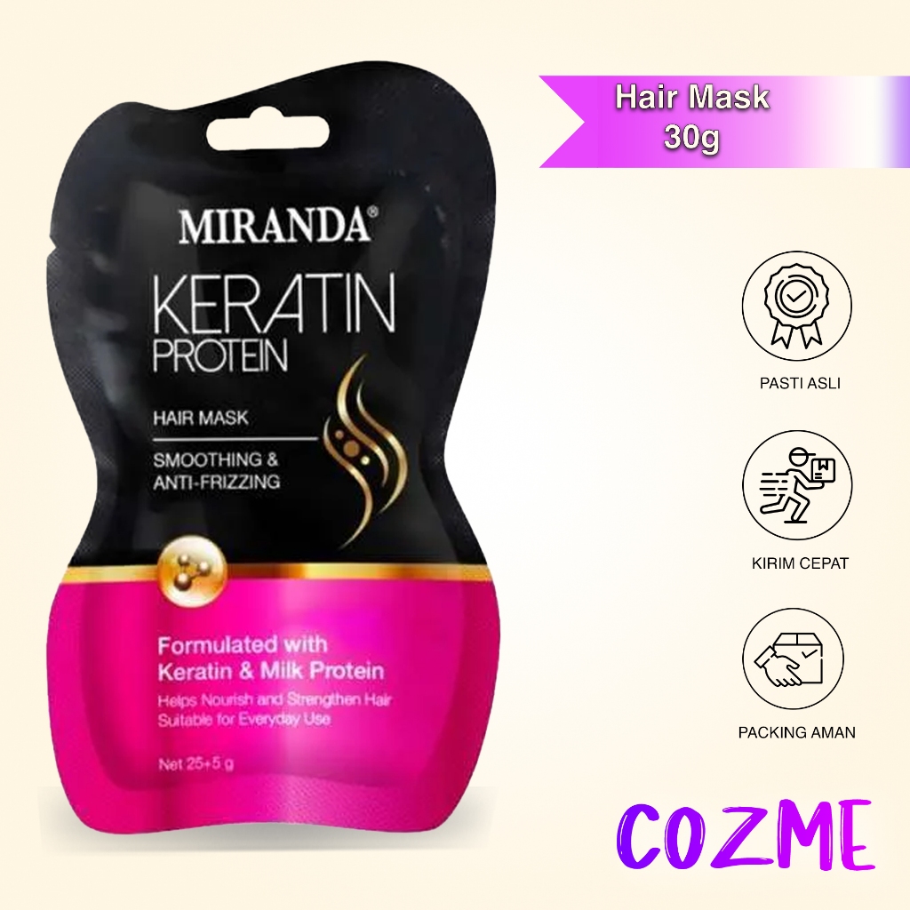 Jual Miranda Keratin Protein Hair Mask | Shopee Indonesia