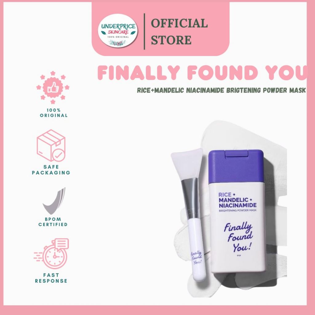 Jual Finally Found You Rice+Mandelic+Niacinamide Brightening Powder ...
