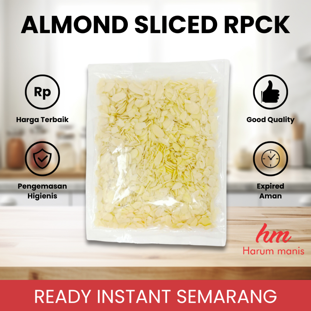 Jual Almond Sliced / Iris Repack 50 gram Instant Semarang | Shopee ...
