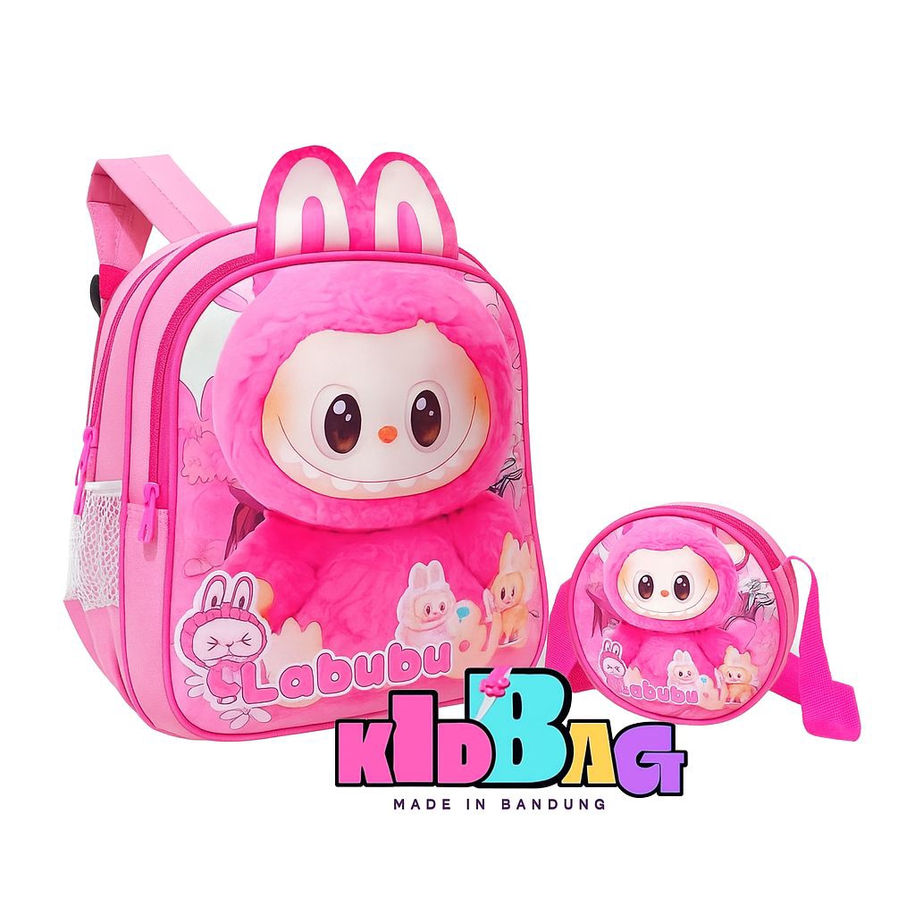 Jual Tas Ransel Sekolah Anak Tk/Paud Karakter Labubu/Tas Punggung Anak Mini Backpac/Tas Sekolah ...