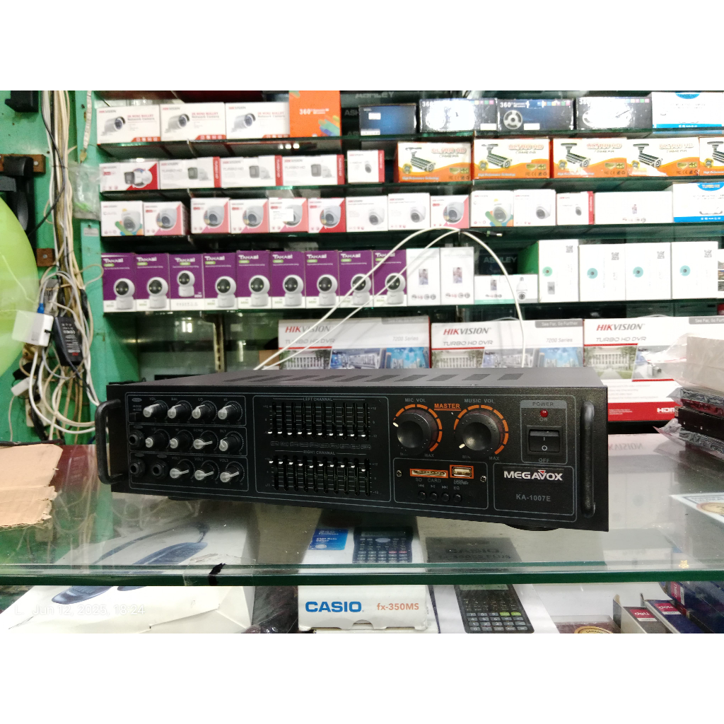 Jual Ampli karaoke MEGAVOX KA-1007E Equalizer USB SD CARD | Shopee Indonesia