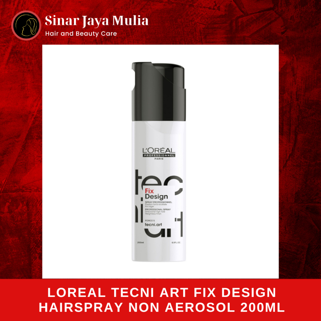 Jual Loreal Tecni Art Fix Design Hairspray Non Aerosol 200ml - Styling ...
