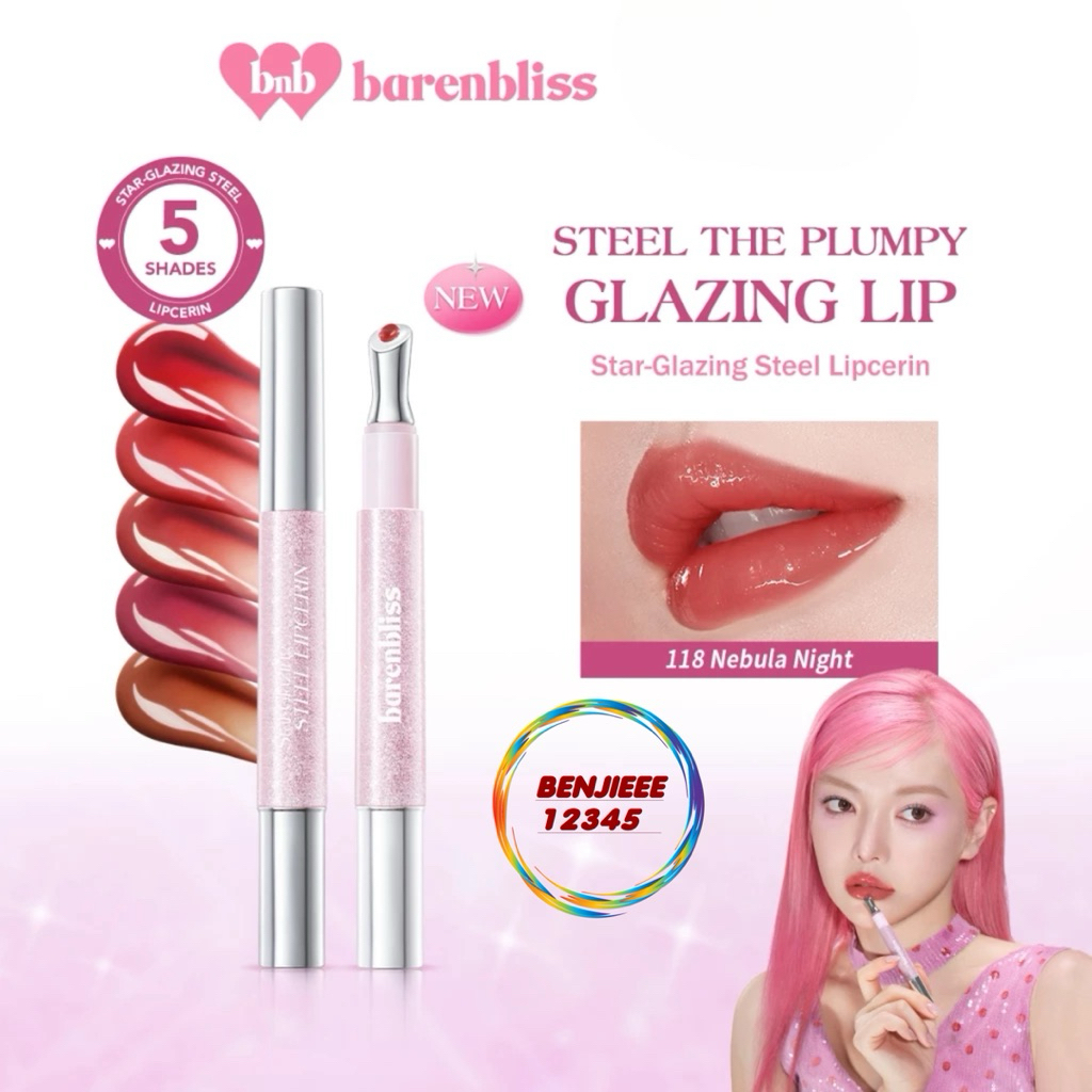 Jual BNB BARENBLISS Star-Glazing Lipcerin Lipstik Liptint Glossy Tahan Lama • 5X Ceramide • 2X ...