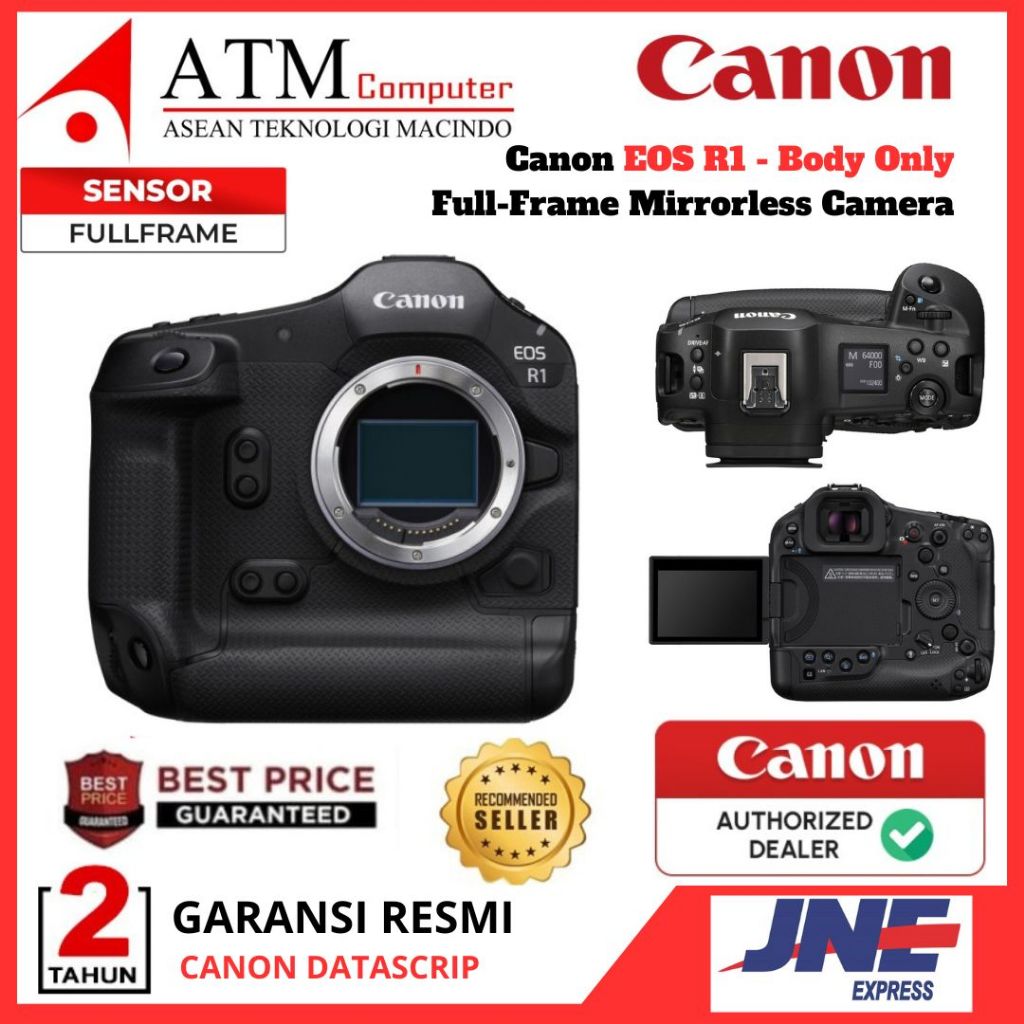 Jual Canon EOS R1 Body Only Mirrorless Camera R 1 Garansi Resmi ...