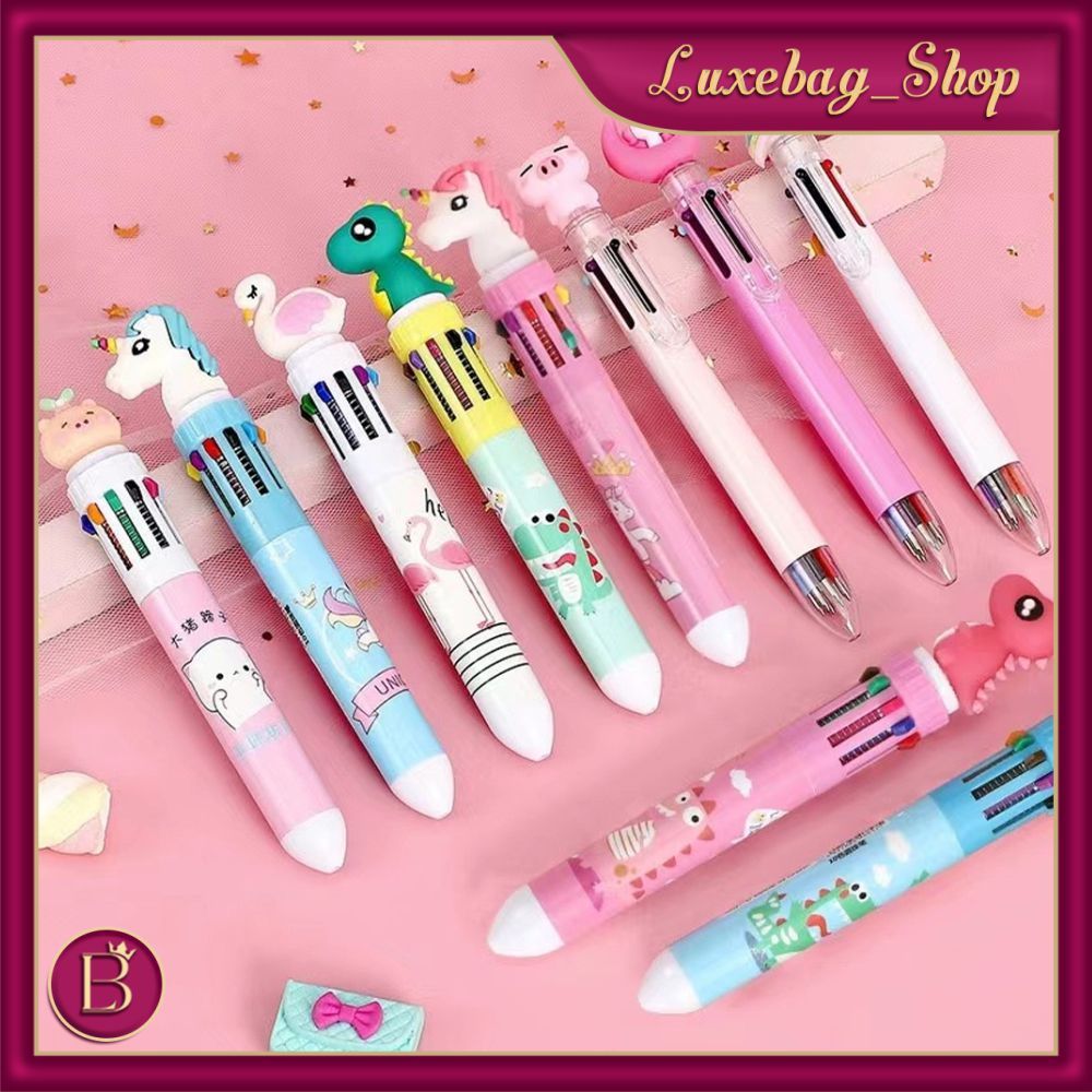 Jual LB bulpen 10 warna bermotif lucu/pulpen/pulpen anak anak S106 ...