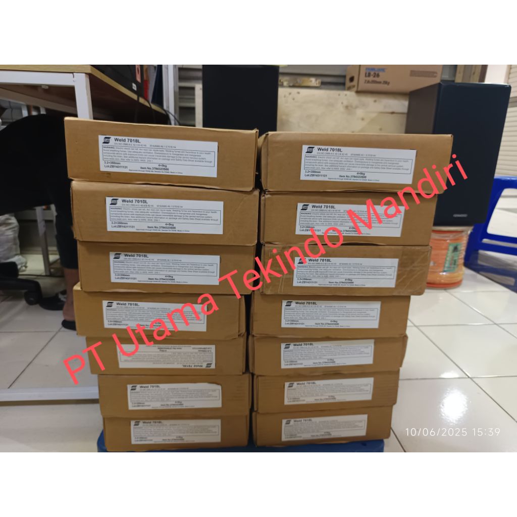 Jual KAWAT Las ESAB WELD AWS 7018L dia 2,5mm|3,2mm|4,0mm|20KG | Shopee ...