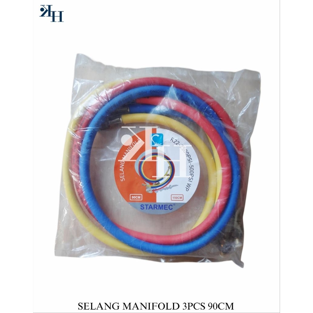 Jual SELANG MANIFOLD R134a R22 SET PANJANG 90CM | Shopee Indonesia