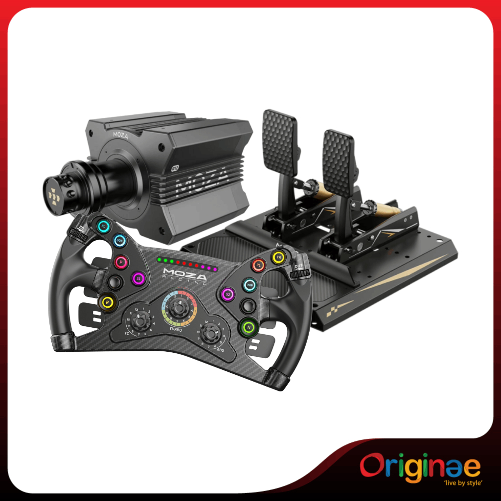 Jual Moza Racing Simulator Bundling - R12 V2 Base, CRP2 Pedal & KS V2 ...
