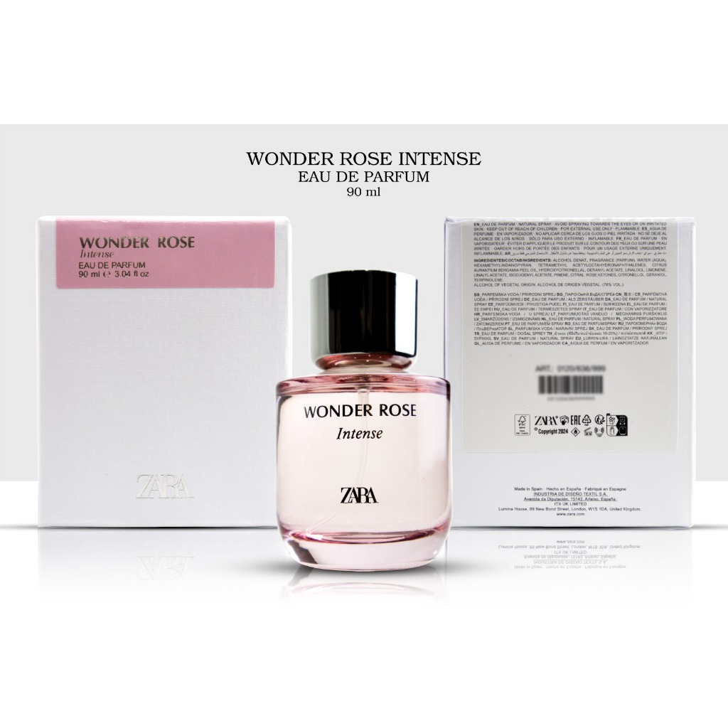Jual Parfum Wanita Zara Wonder Rose Intense 90ml | Shopee Indonesia