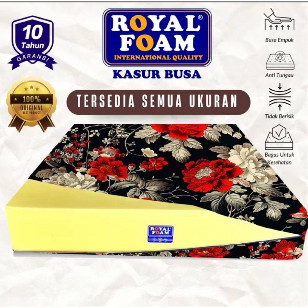 Jual KASUR BUSA ROYAL FOAM DENSITY 16 ORIGINAL TAHAN KEMPES | Shopee ...