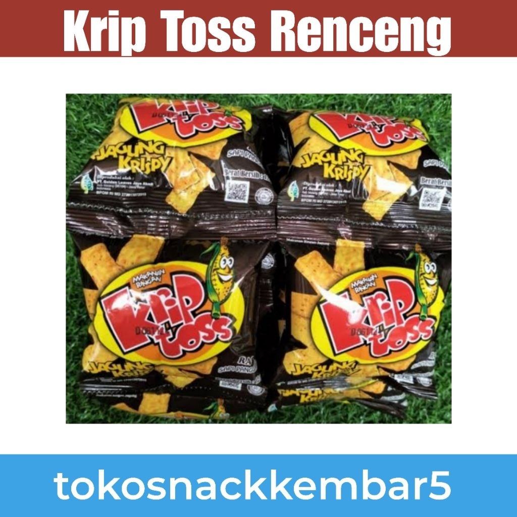 Jual Krip Toss renceng jajanan jadul 500an | Shopee Indonesia