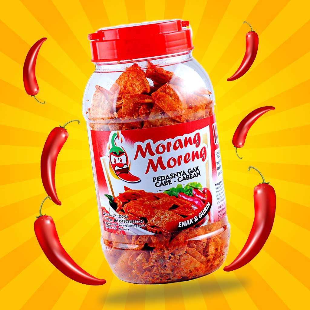 Jual Keripik Kulit Kebab Pedas Viral Morang Moreng / Snack Tortilla ...