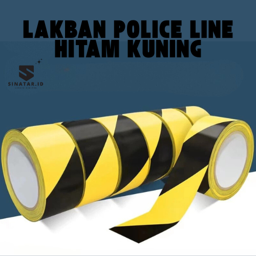 Jual Lakban Police Line Hitam Kuning /Lakban Garis Pembatas Proyek ...