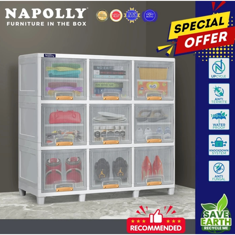 Jual Napolly LBP 3315 TP Lockerbox 9 Pintu Laci Serbaguna | Shopee ...