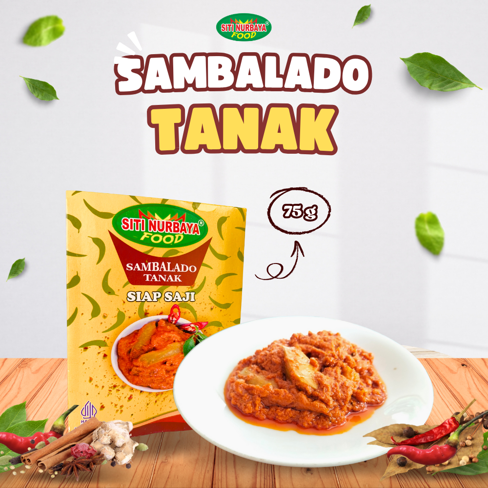 Jual Sambalado Tanak Siti Nurbaya Food 75 Gram | Shopee Indonesia