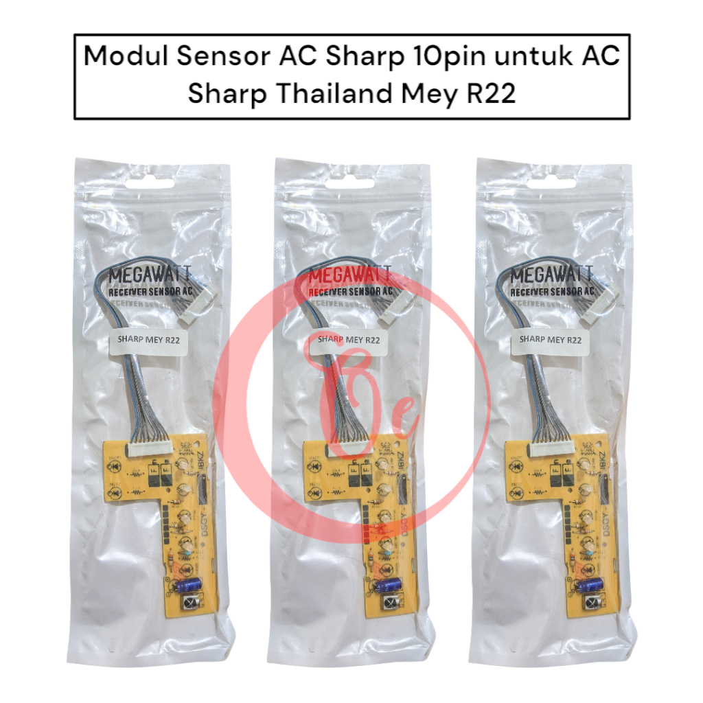 Jual Modul Sensor AC Sharp 10pin untuk AC Sharp Thailand Mey R22 ...