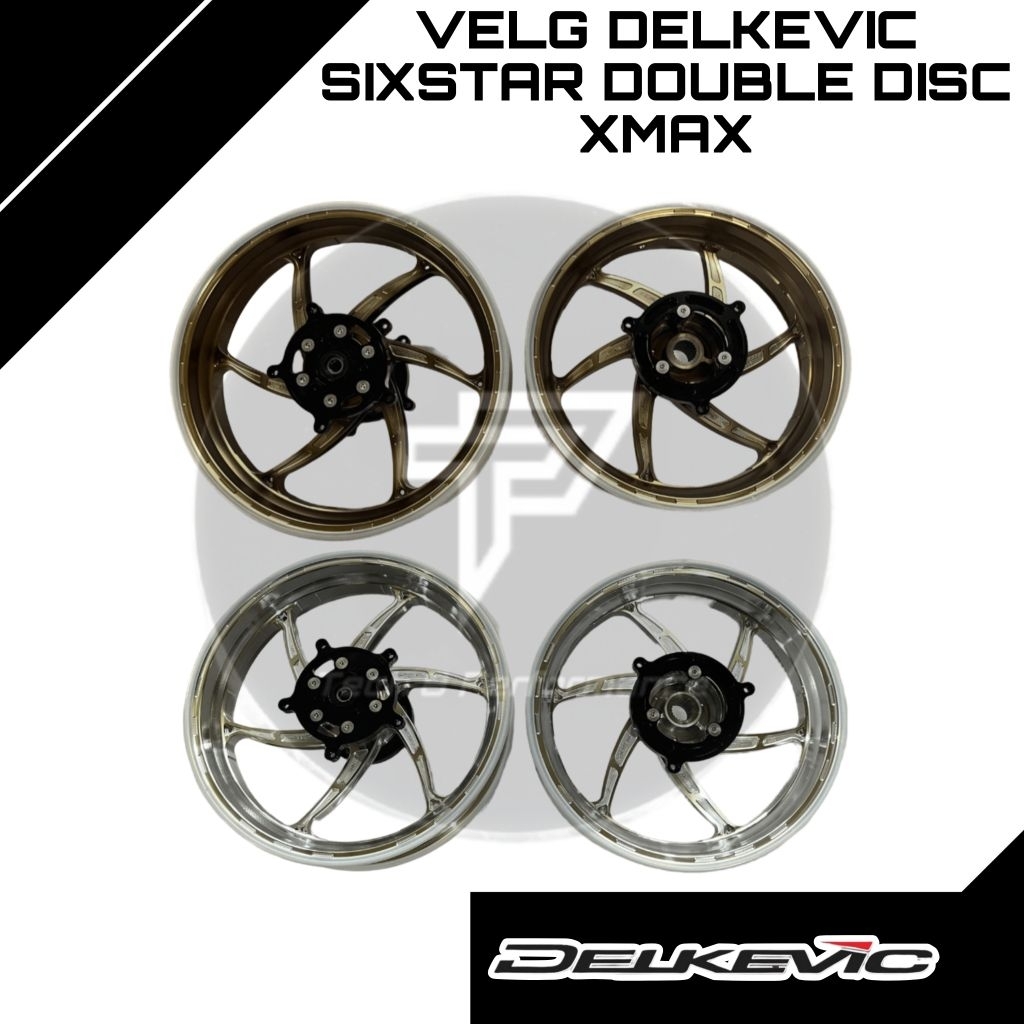 Jual Velg Delkevic SixStar Double Disc XMAX | Shopee Indonesia