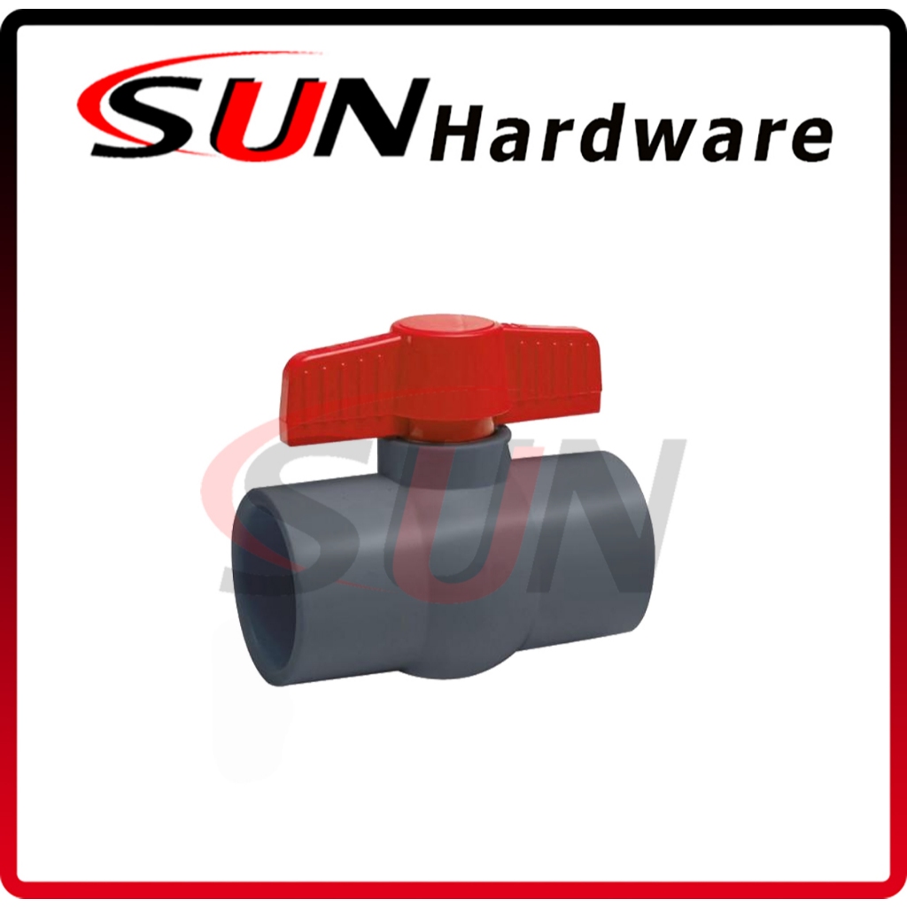 Jual Stop kran 1/2 " inch PVC Plastik Anti Karat Stopkran | Shopee ...