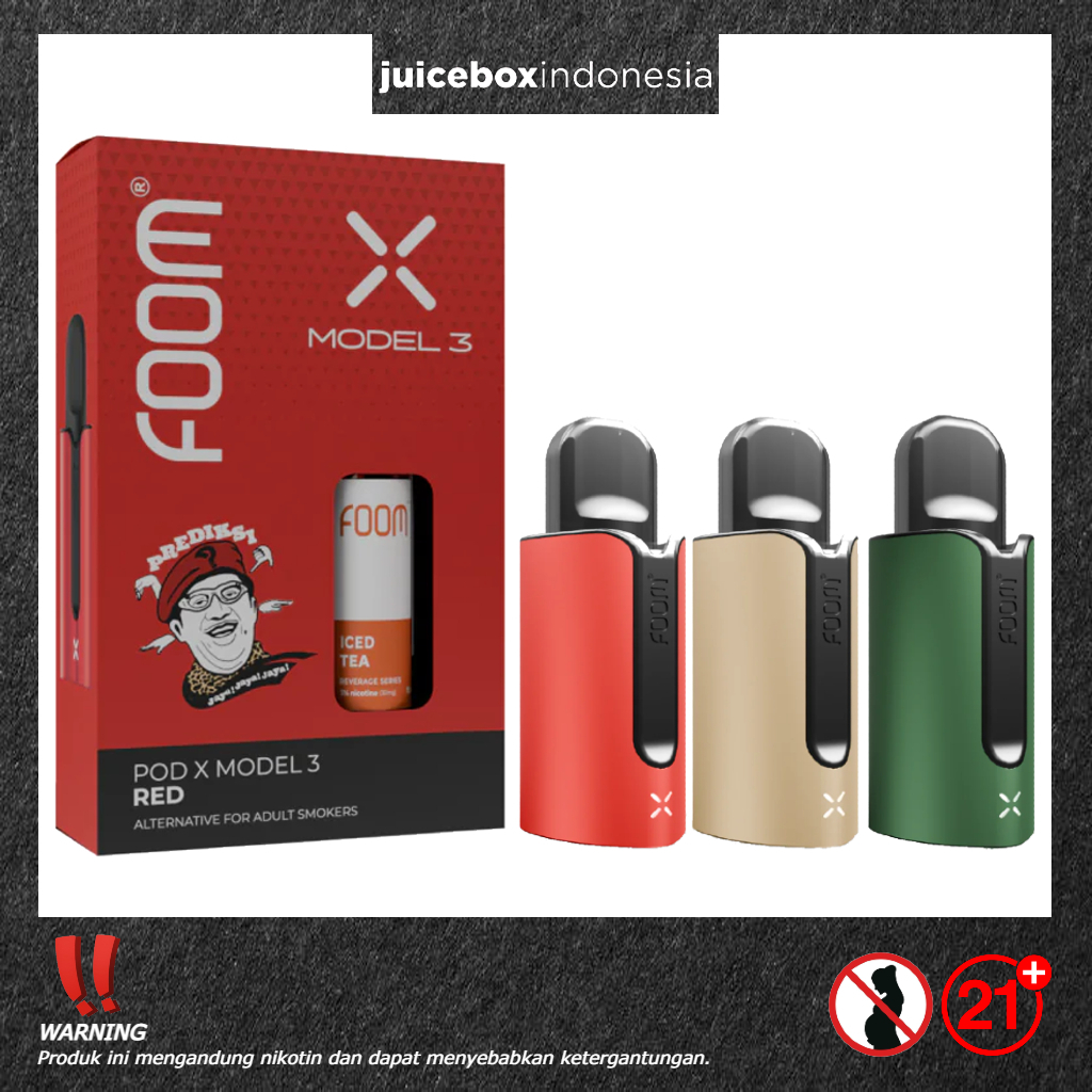 Jual Foom Pod X Model 3 The Prediksi + Foom 15ml Authentic by Foom Lab ...