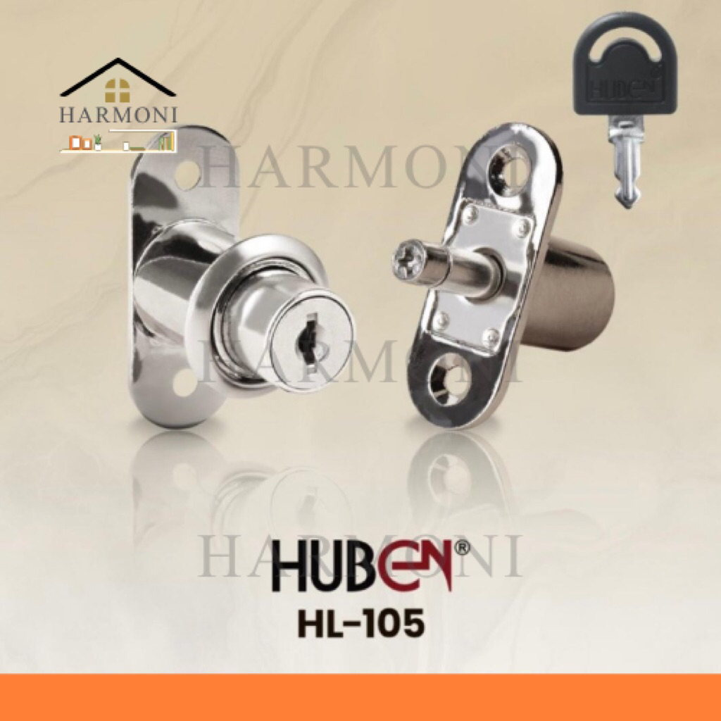 Jual Kunci Laci Lemari Push Lock Tekan Huben HL 105 Kunci Etalase ...