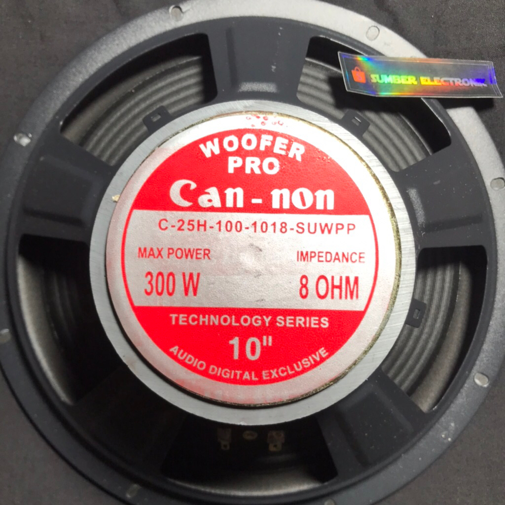 Jual speaker 10 inch canon pro woofer Speakers Bass cannon | Shopee ...