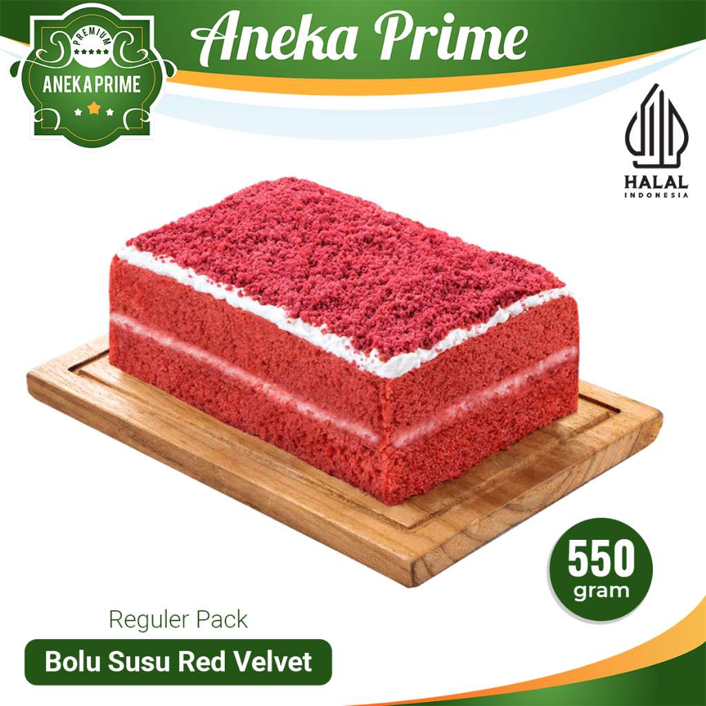Jual Bolu Susu Red Velvet - Reguler Pack (550gr) | Shopee Indonesia