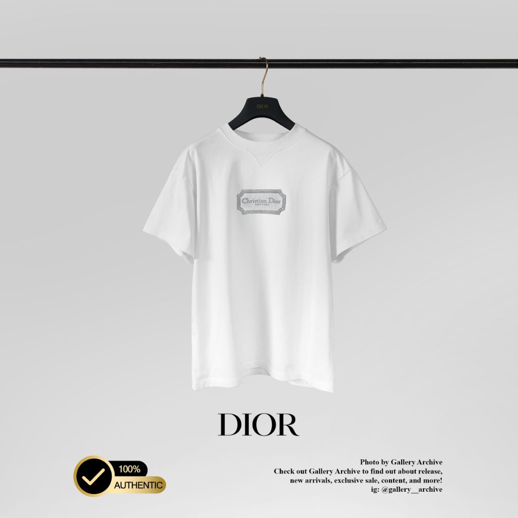 Jual Dior Couture Relaxed-Fit T-Shirt Preloved Authentic | Shopee Indonesia