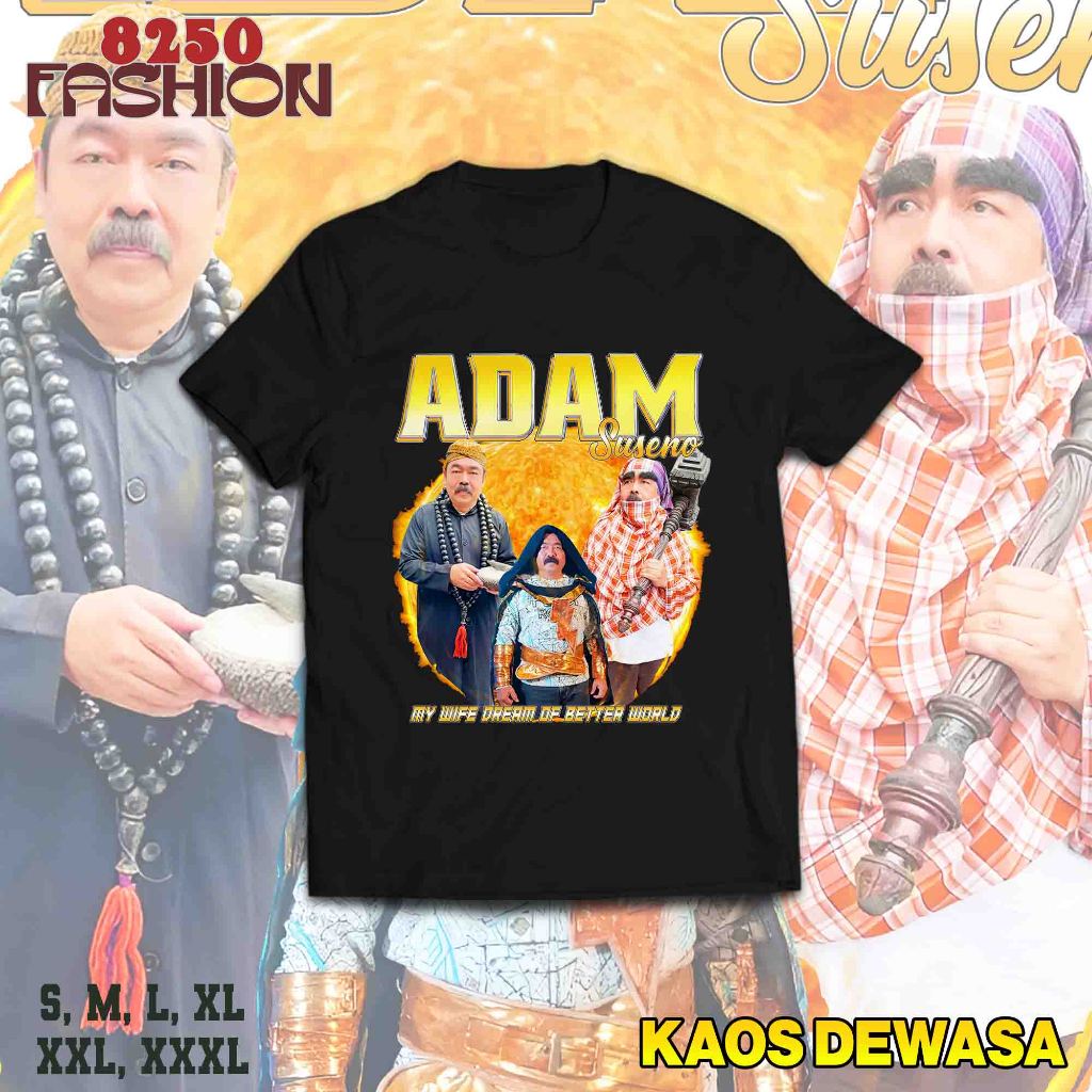 Jual Bandar Kaos Adam Suseno - Baju Vintage Bootleg Mas Adam - T-Shirt ...