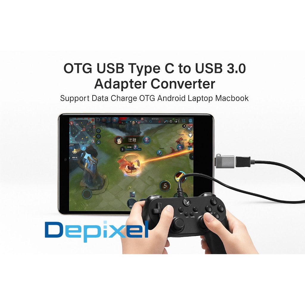 Jual OTG USB Type C to USB 3.0 Adapter Converter Support Data Charge OTG Android Laptop Macbook ...
