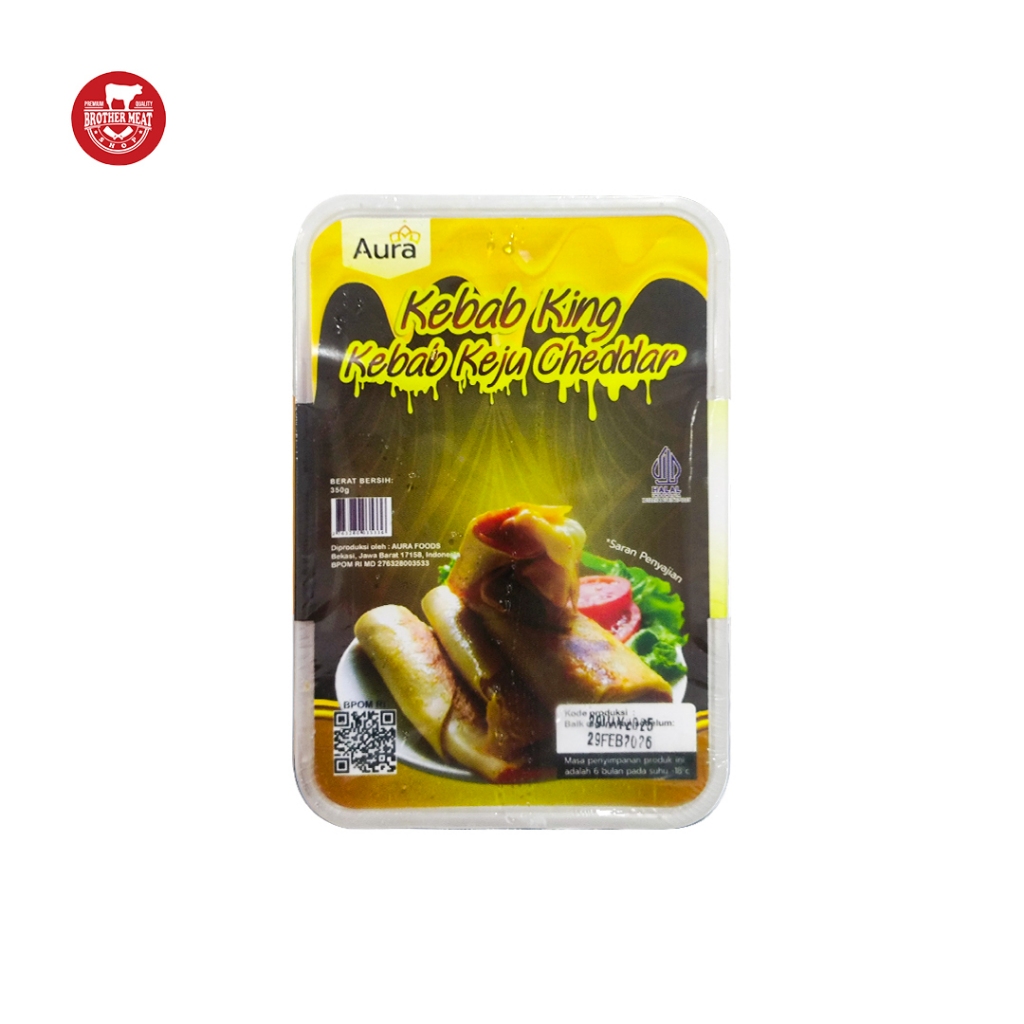 Jual Kebab King Keju Cheddar 350gr / Kebab Sedang - Brothermeatshop ...