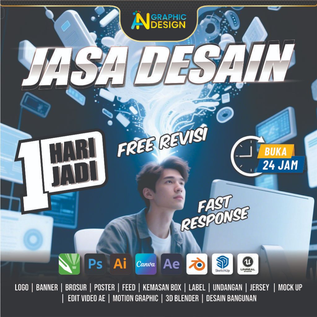 Jual JASA DESAIN GRAFIS HASIL PREMIUM, DESAIN LOGO, DESAIN LABEL STIKER ...