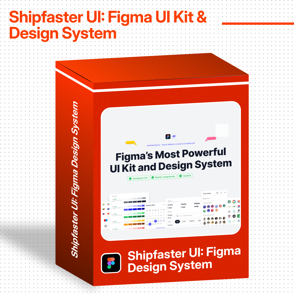 Jual Figma Template - Shipfaster UI Figma UI Kit & Design System ...