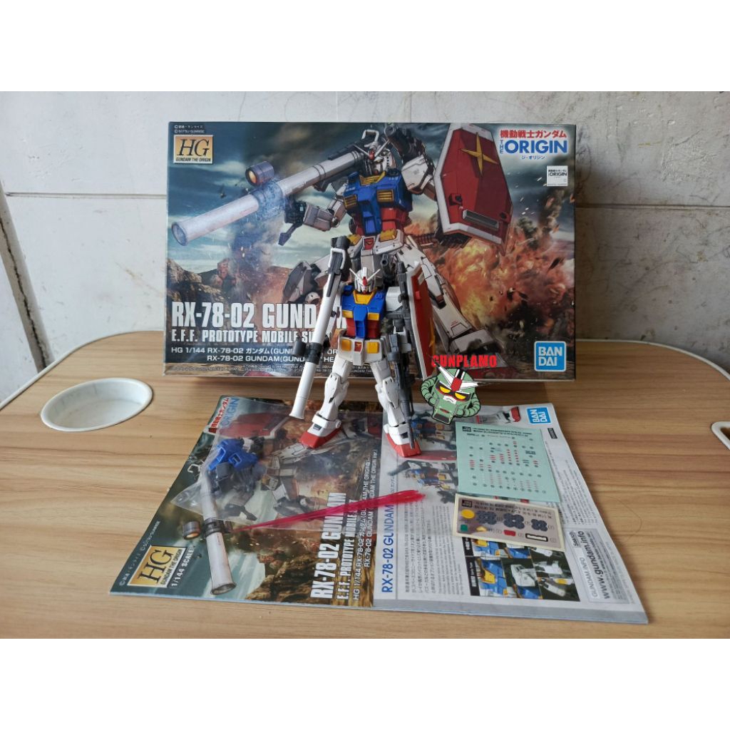 Jual Hg Rx 78 2 Gundam The Origin Bandai 1/144 | Shopee Indonesia