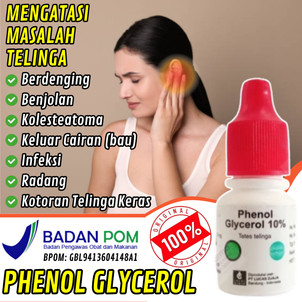 Jual Formula Fenol 10% + Gliserol: Antimikroba untuk Cegah Infeksi ...