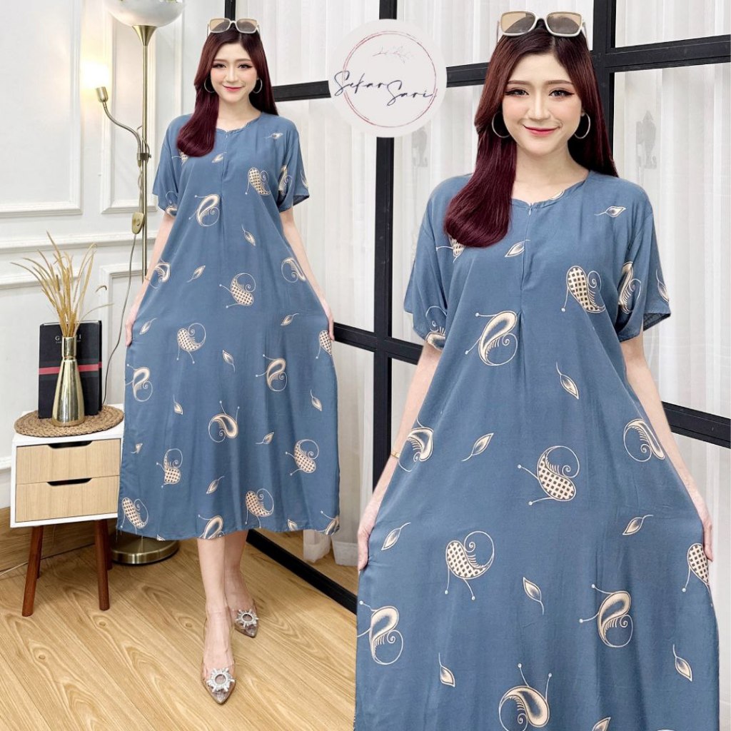 Jual Daster Wanita Rayon Grade A Busui Friendly Resleting Depan Baju ...